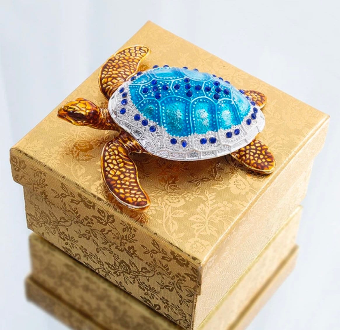 Turtle Trinket Box Sea Turtle Storage Box Sea Turtle Storage - Etsy