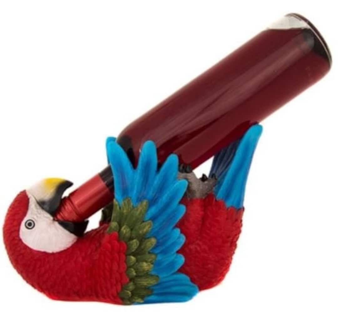 Parrot Bottle Holder Wine Bottle Holder Parrot Wine Bottle - Etsy