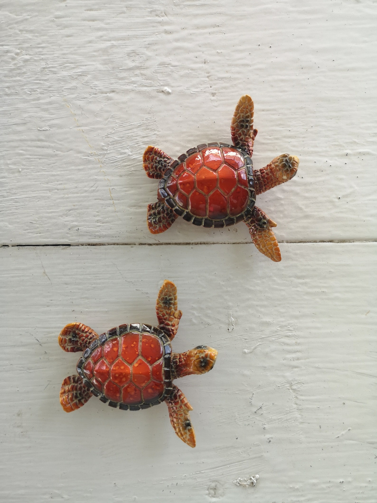 Turtle Magnet Nautical Magnet Turtle Figurine Turtle Lover | Etsy