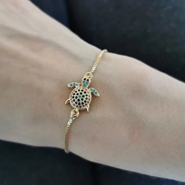 Turtle Bracelet - Etsy