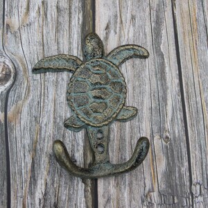 Turtle Hook, on Sale Ocean Decor, Sea Turtle Hook, Turtle Decor, Sea ...