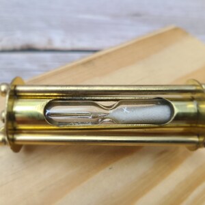 Sand Timer Keychain, Brass Sand Timer Keychain, Brass Key Ring ...