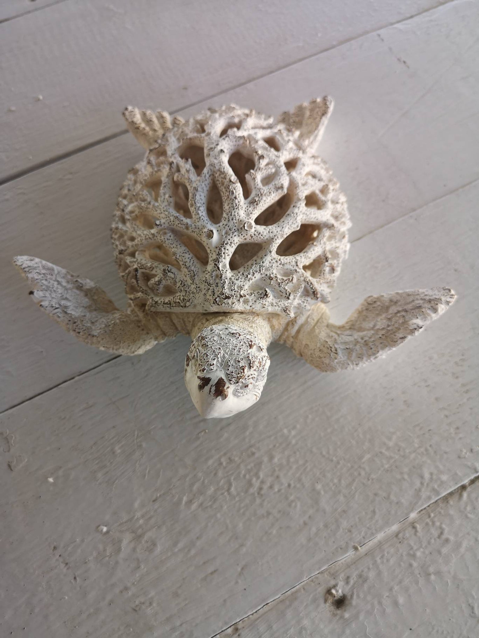 Turtle Figurine Coral Decor Sea Turtle Decor Turtle Decor - Etsy