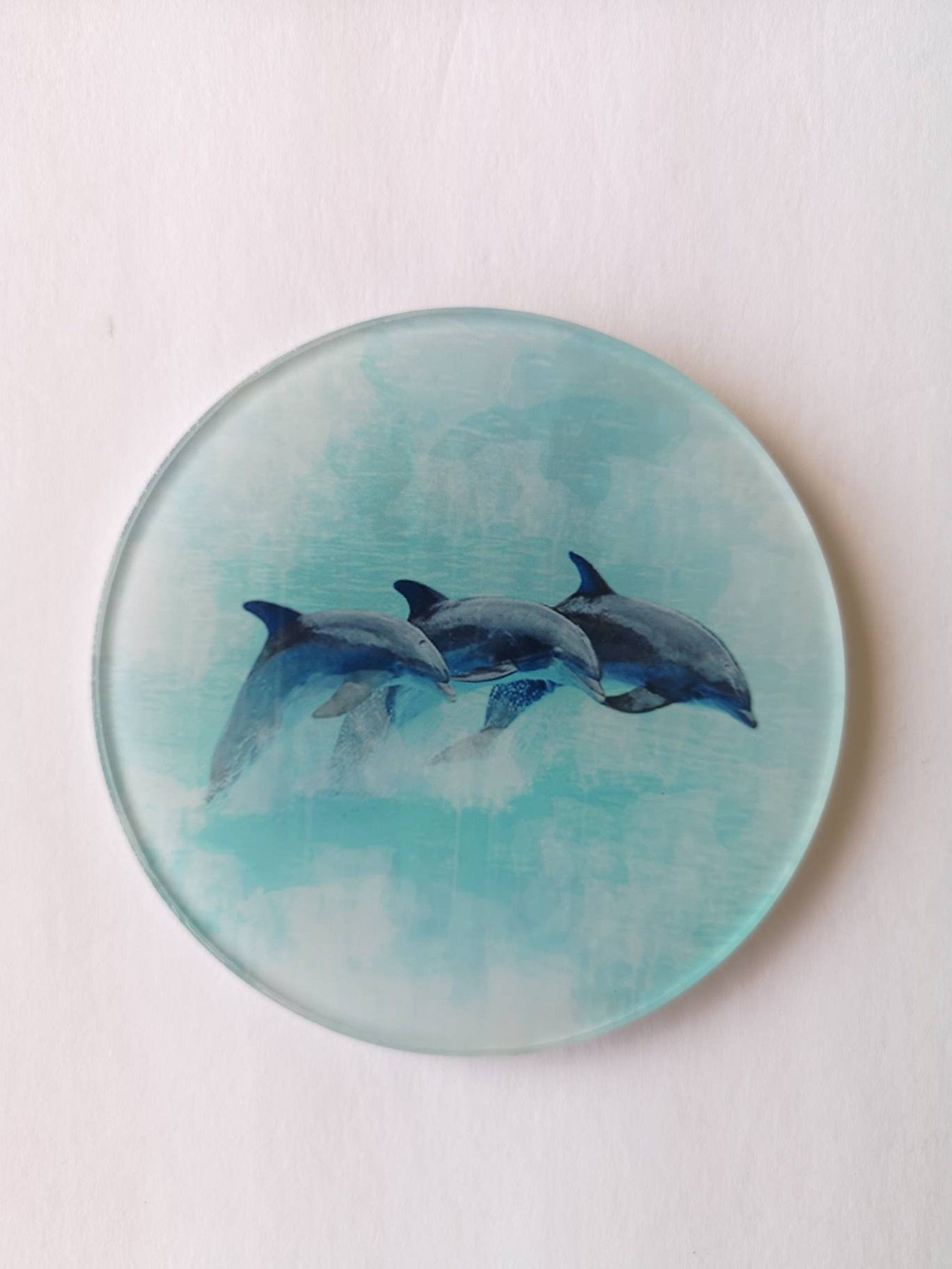 Dolphin Coasters Beach Coasters Dolphin Decor Beach Home | Etsy