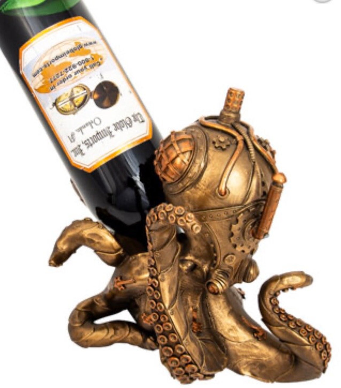 Octopus Wine Bottle Holder Wine Bottle Holder Nautical Wine | Etsy