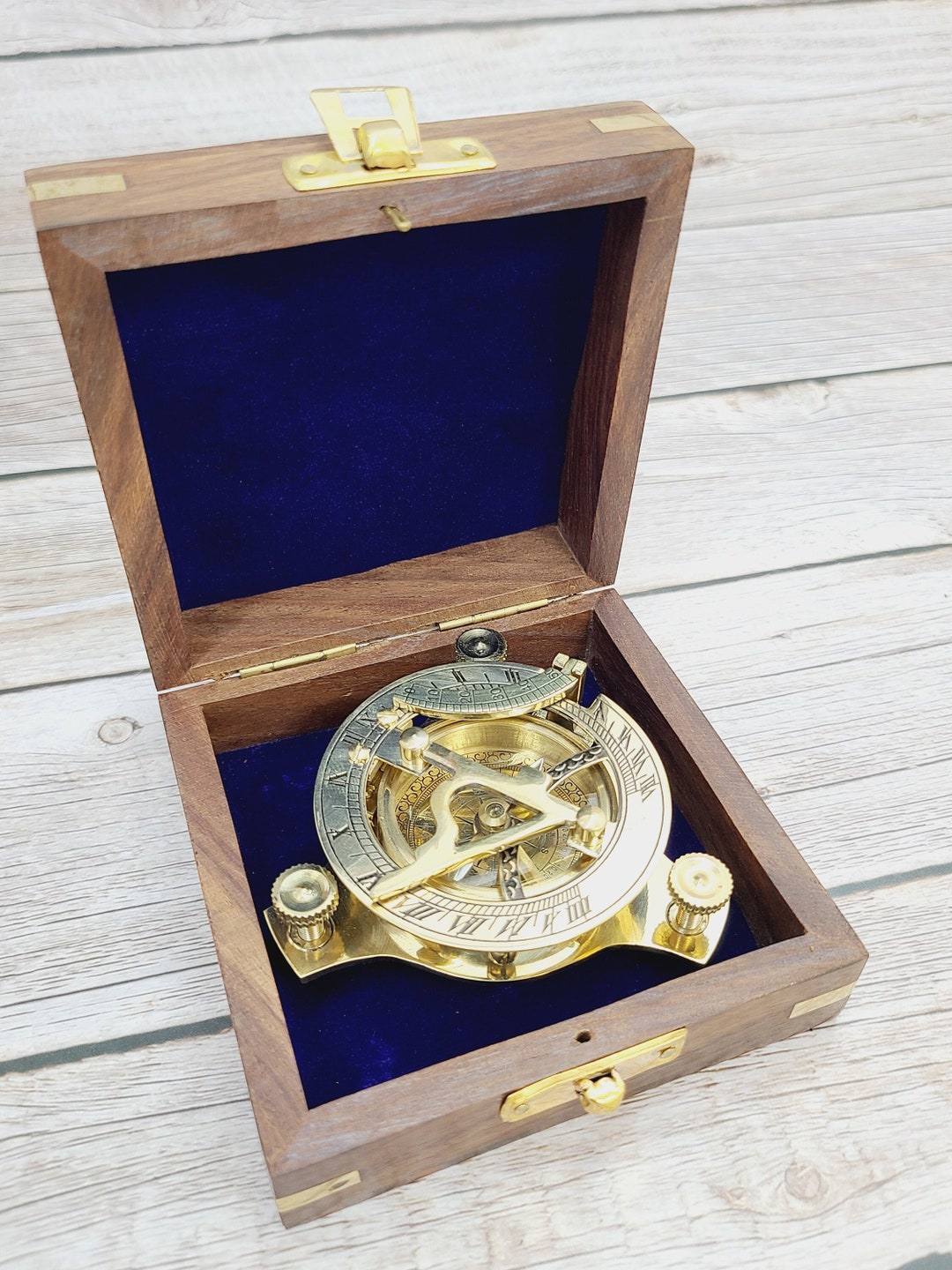 Gold Moon Compass, Antique Reproduction Compass, Antique Compass ...