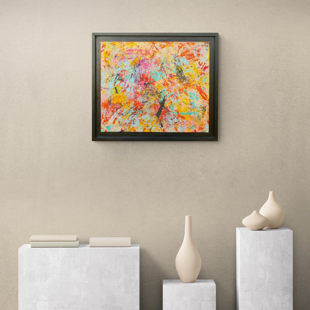 Original Abstract Art, Monoprint Art- One of Its Kind, Monoprinting Art ...