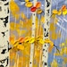 Aspen Tree Painting, Large Aspen Tree Art, Birch Tree Original Aspen ...