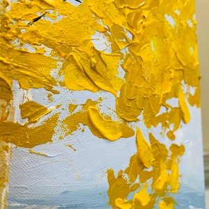 Aspen Tree Painting , Abstract Aspen Tree Art, Birch Tree Painting ...