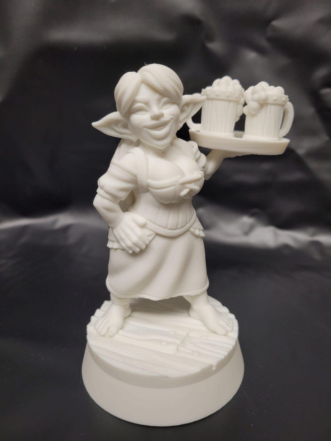 Female Goblin Barmaid Statue Rpg Fantasy Home Decor 3d Printed - Etsy