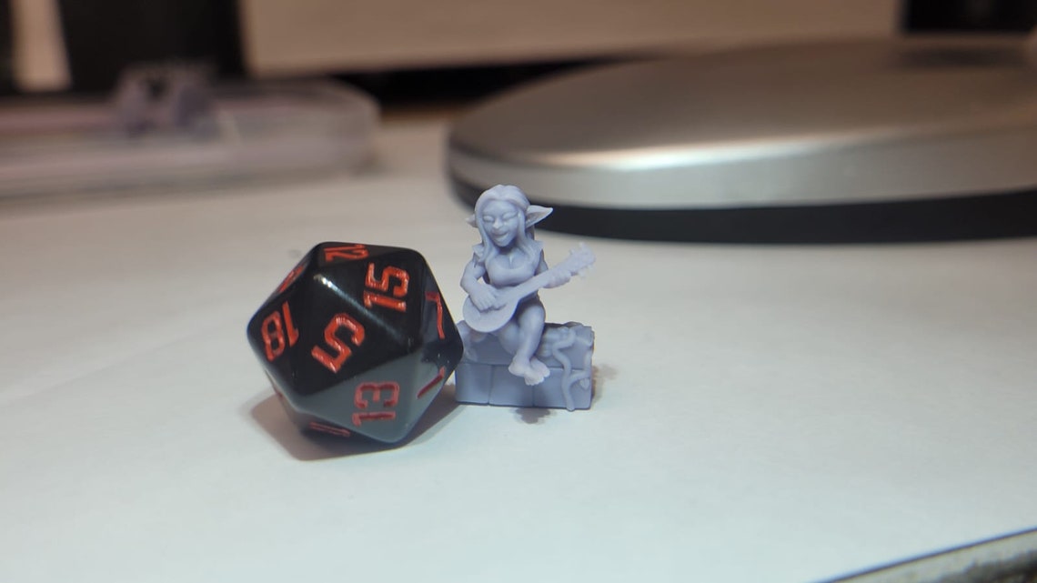 32mm Scale Female Goblin Musician by Menagerie Miniature bard Rpg ...