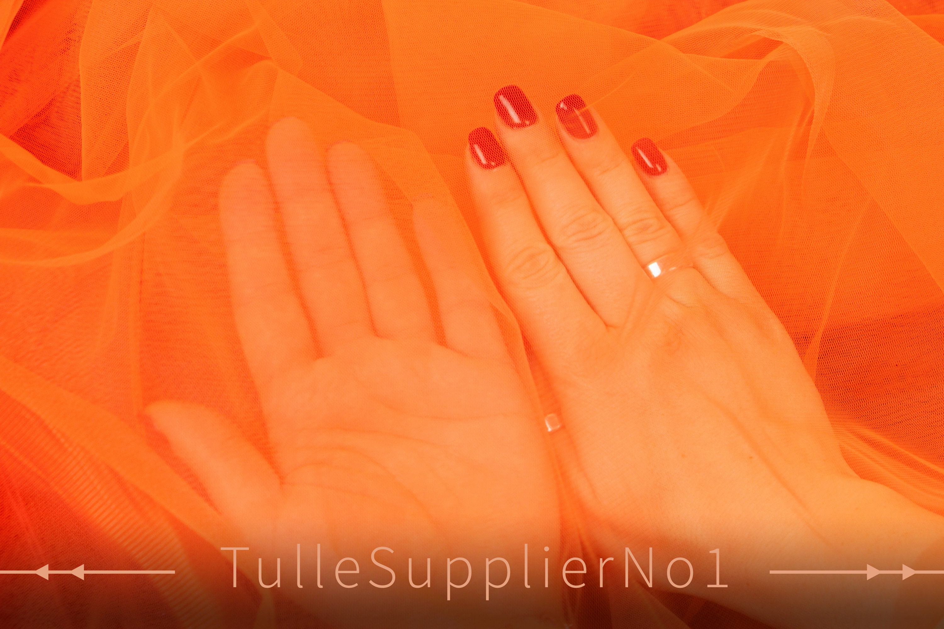 Neon Orange Tulle Fabric by the Yard Color 59 Neon Orange - Etsy