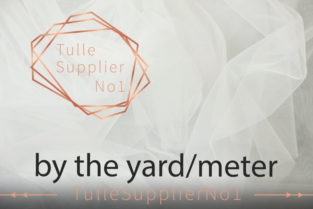 Milk White Tulle Fabric, Soft Matte Finish, 118" Wide, by the Yard - Etsy