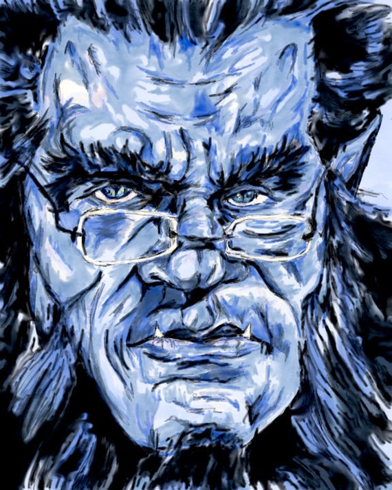 Kelsey Grammer Beast Makeup