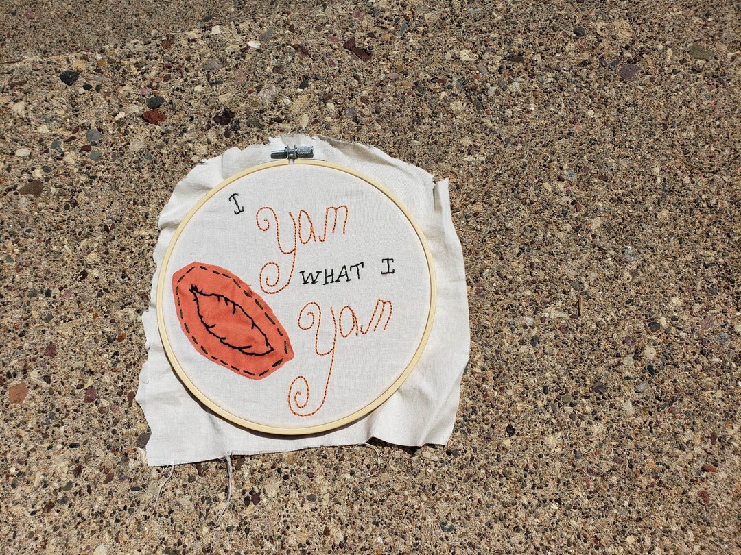 I Yam What I Yam - Etsy