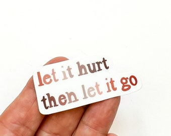 Let It Go Sticker - Etsy