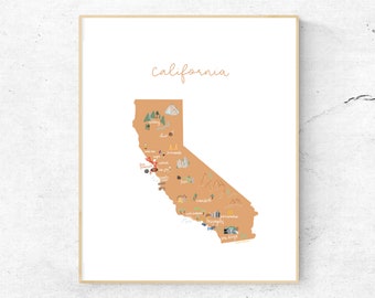 Custom, Hand-drawn Map - Etsy