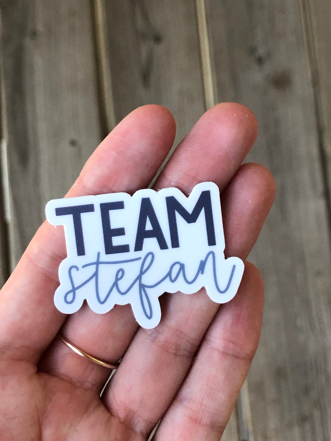 Team Stefan Sticker // Vampire Diaries Team Stefan // Vampire | Etsy