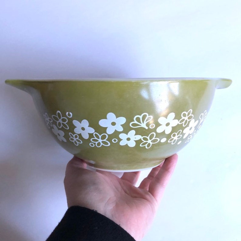 Pyrex Spring Blossom Green Cinderella Bowl | Etsy