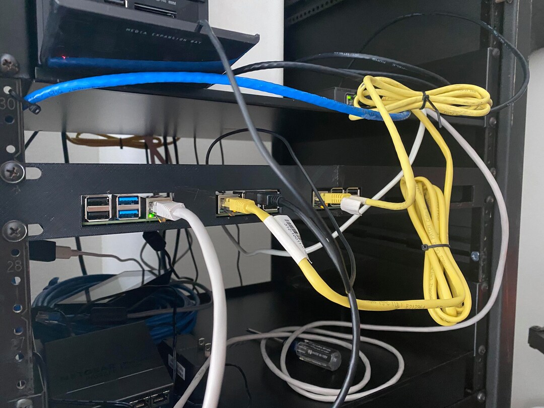 Raspberry Pi 1U 19in Rack Mount - Etsy