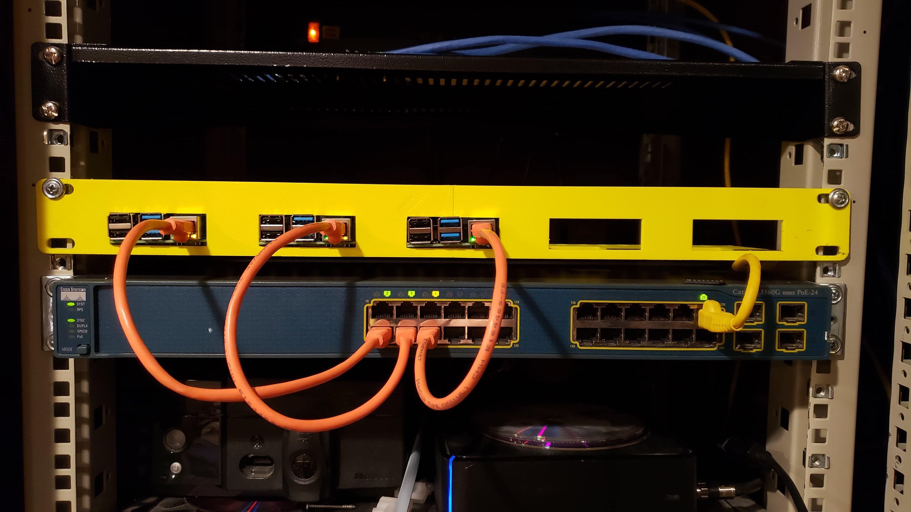 Raspberry Pi 1U 19in Rack Mount - Etsy