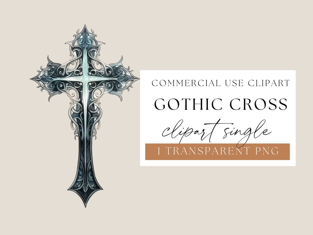 Gothic Cross, Medieval Cross, Holy Cross, Vampire Cross, Religious ...