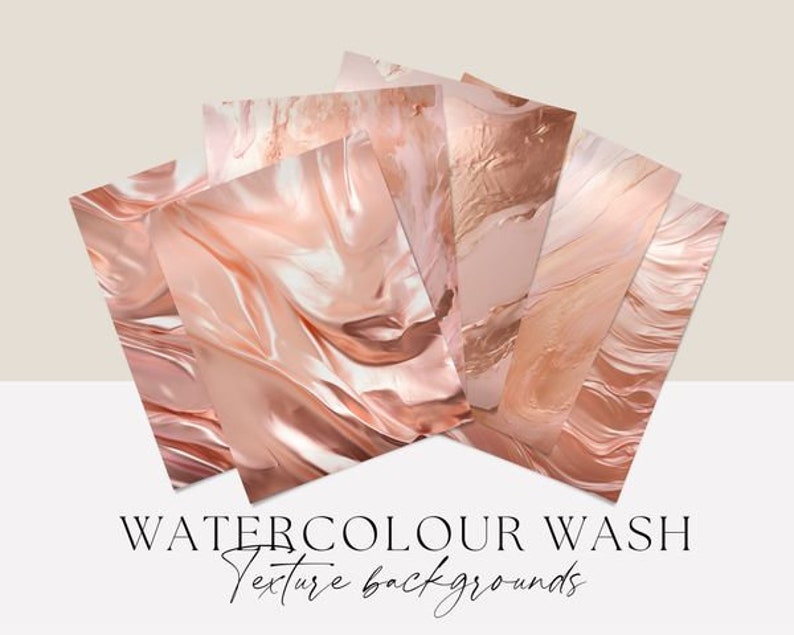 Rose Gold Foil Texture Background, Digital Rose Gold Foil Paper, Pink ...