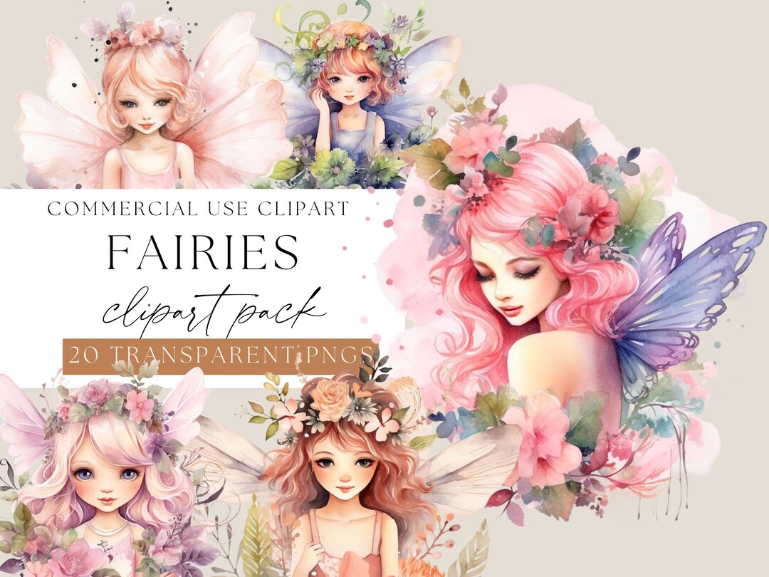 Fairy Watercolor Clipart, Transparent Pngs, Fairies Clip Art ...