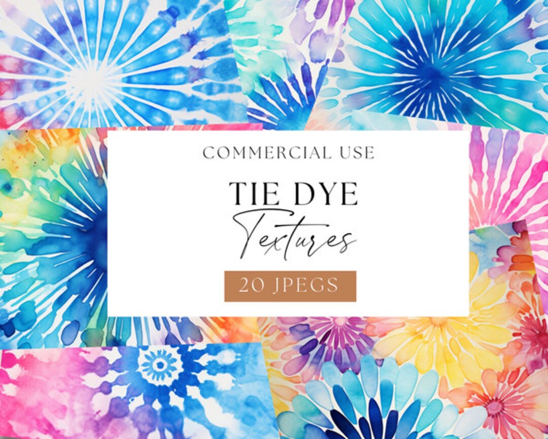 Watercolor Tie Dye Pattern Background, Tie Dye Digital Papers, Bright ...