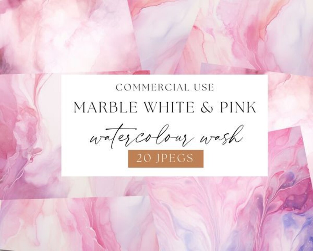Pink Marble Backdrop, Marble Texture Scrapbook Paper, Marble Digital ...