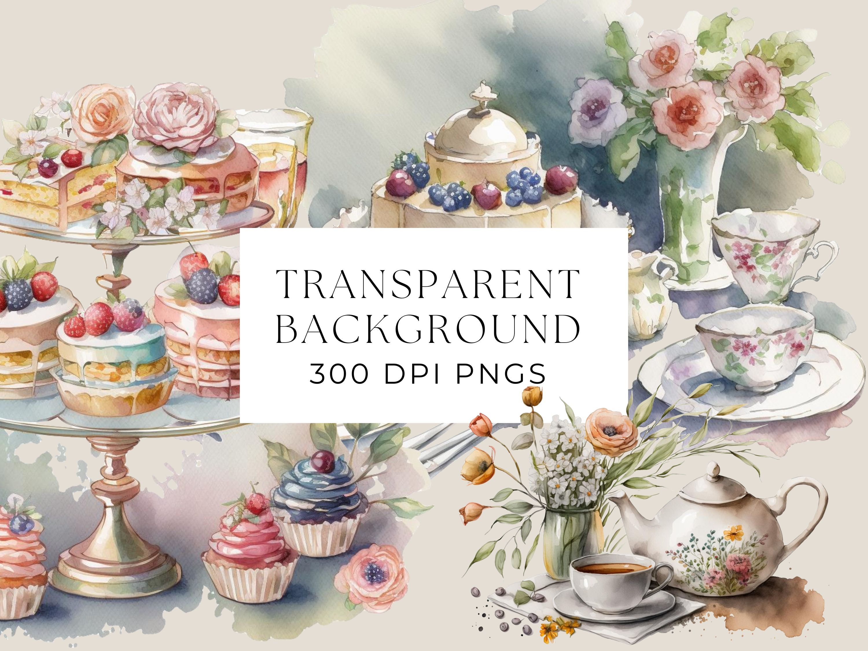 High Tea Clip Art