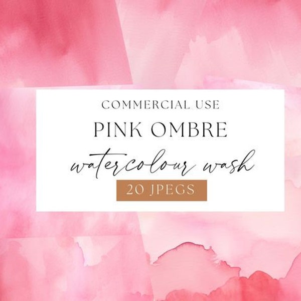 Ombre Watercolor - Etsy