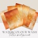 Burnt Orange Watercolor Wash Background Texture, Orange Watercolour ...