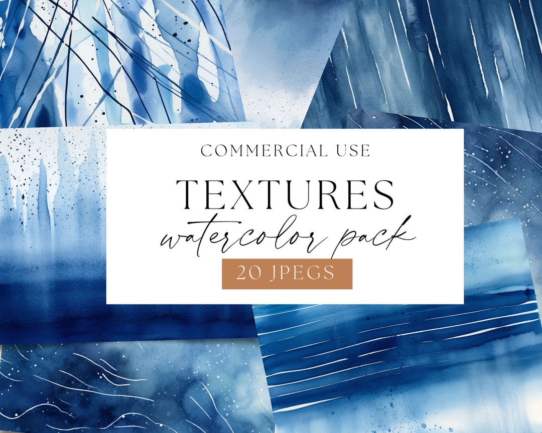 Blue Watercolor Wash Background Textures, Navy Washes for Design and ...