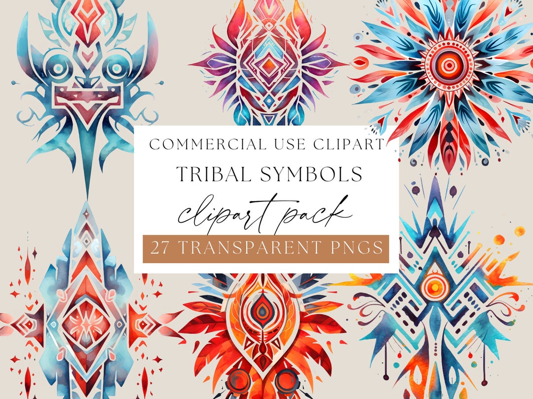 Tribal Clipart, Tribal Mask, Tiki Silhouette, Tiki Clipart, Tribal ...