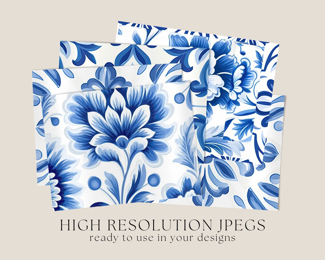 Mediterranean Pattern, Blue Patterns, Stylized Floral Patterns ...