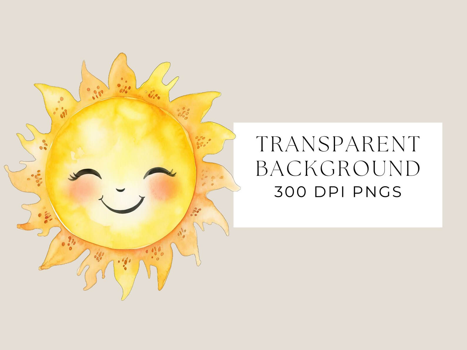 Sun With Face Clipart, Cute Sun Clip Art, Happy Sun, Smiling Sun ...