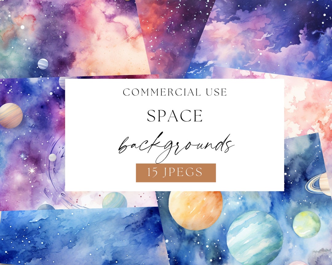 Galaxy Background, Watercolor Space Background, Starry Night, Stars ...