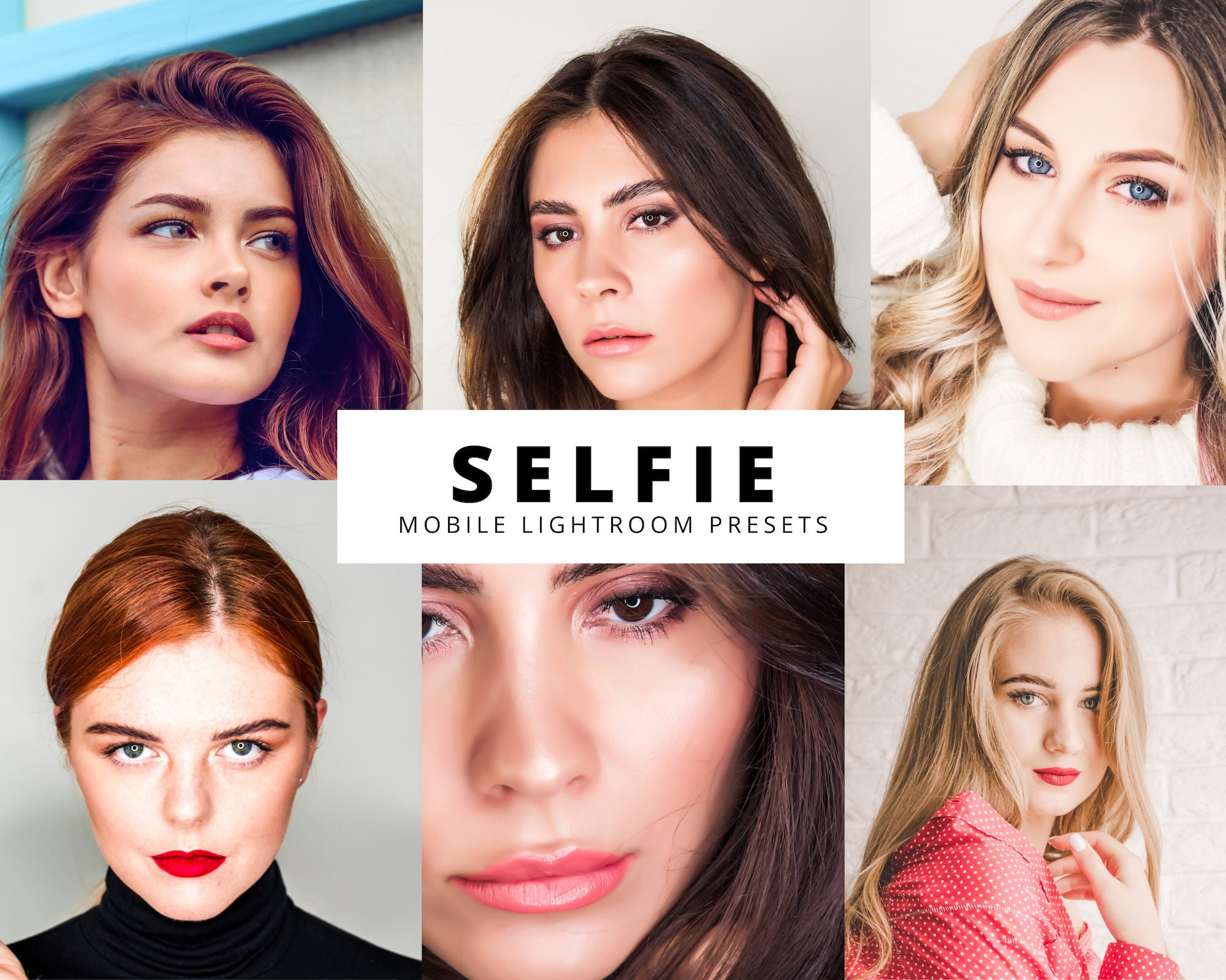 Lightroom Mobile Preset Selfie Photo Preset Brighten Etsy