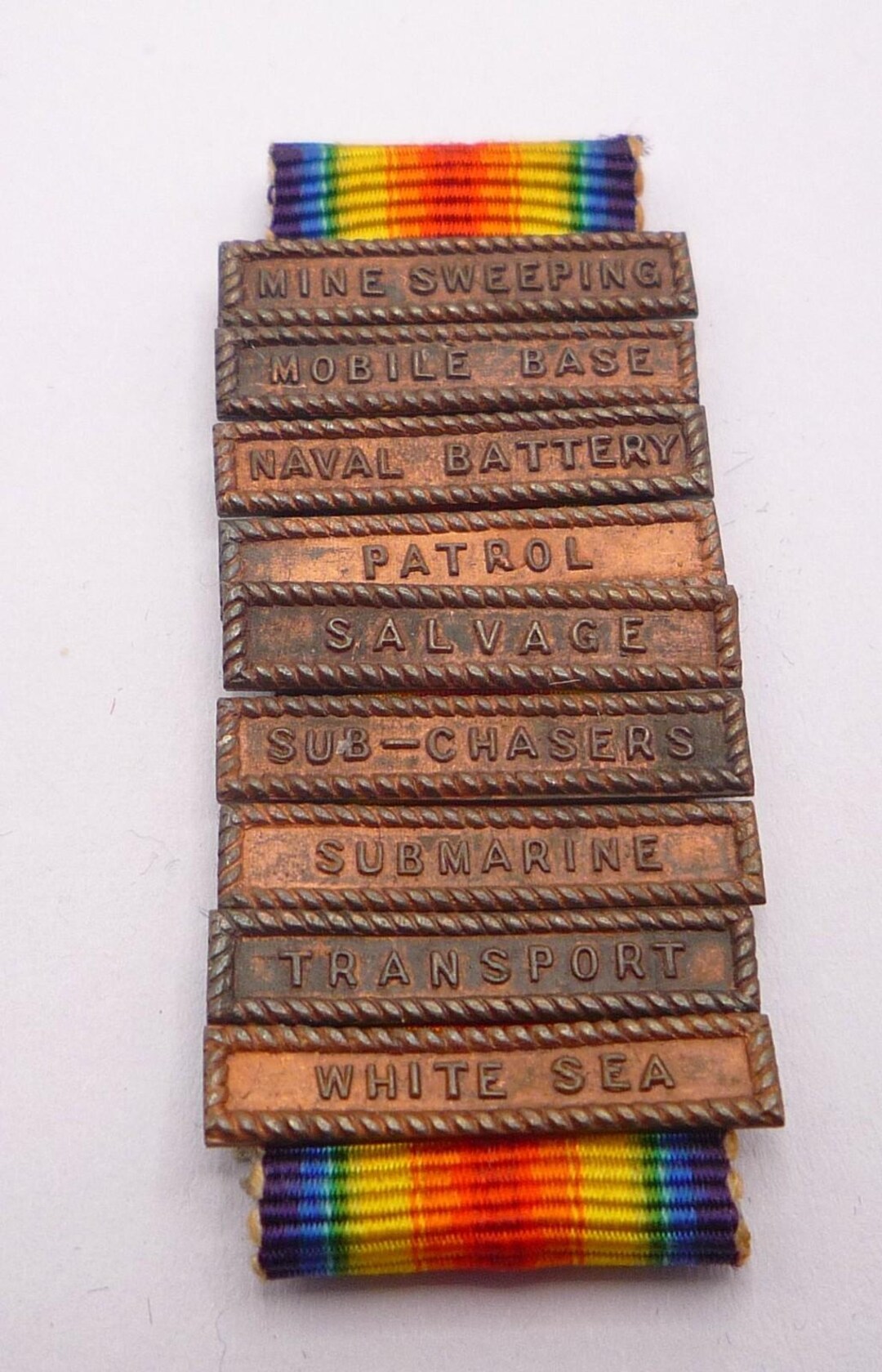 9 X Usa Navy Bars for Ww1 Victory Miniature Medal (a) - Etsy