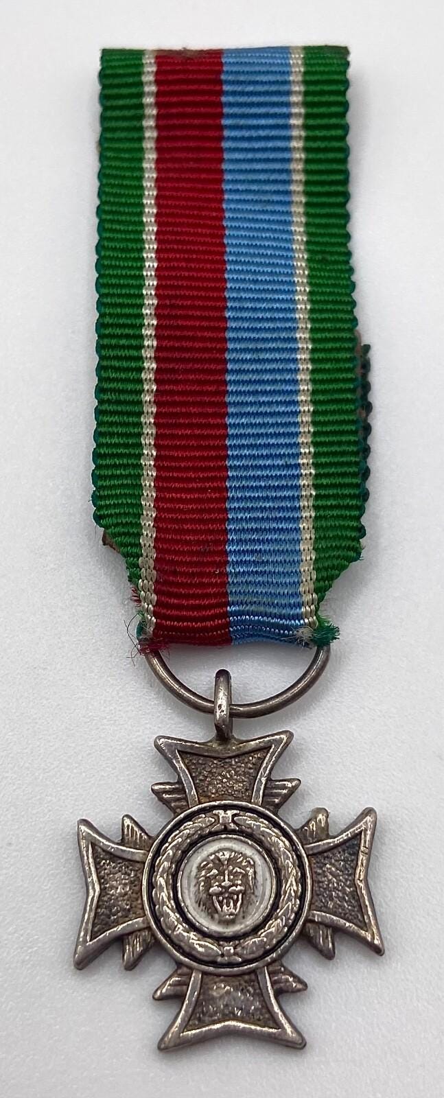 Rhodesia / Rhodesian Silver Cross of Rhodesia Miniature Medal - Etsy