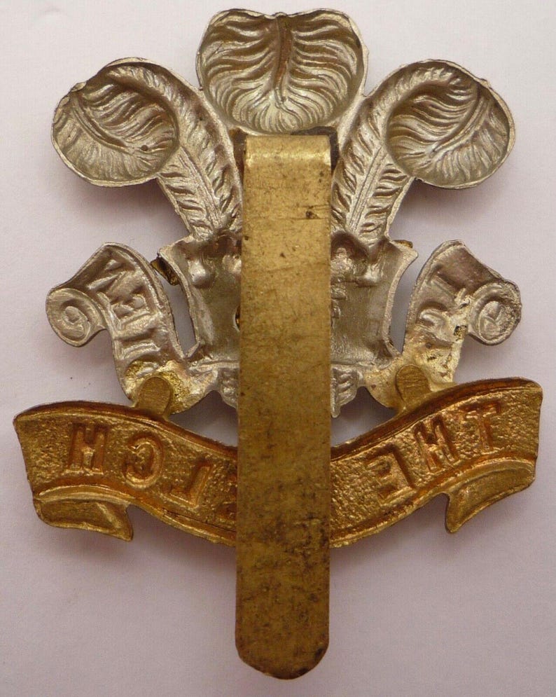 The Welch / Welsh Regiment Genuine Cap Badge - Etsy
