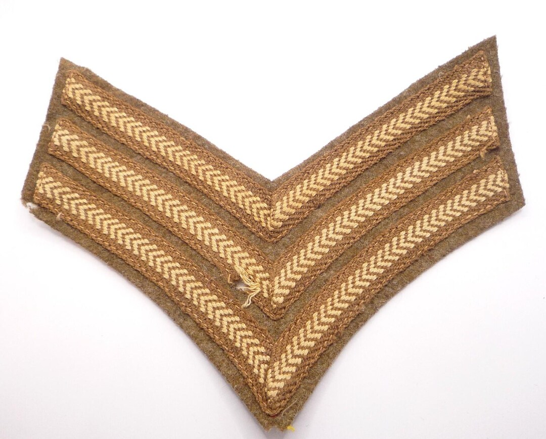 British Army Sergeant Cloth Rank Stripes / Badges - Etsy