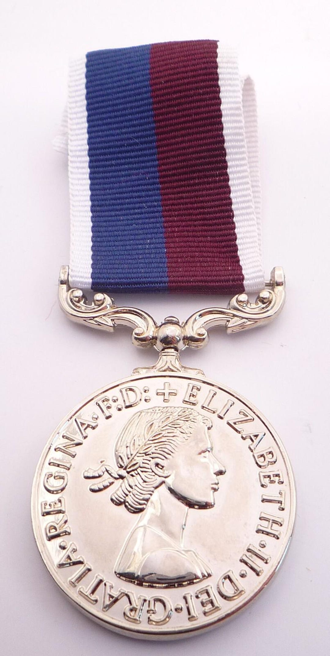 Royal Air Force Long Service and Good Conduct Eiir Medal Copy / Replica ...