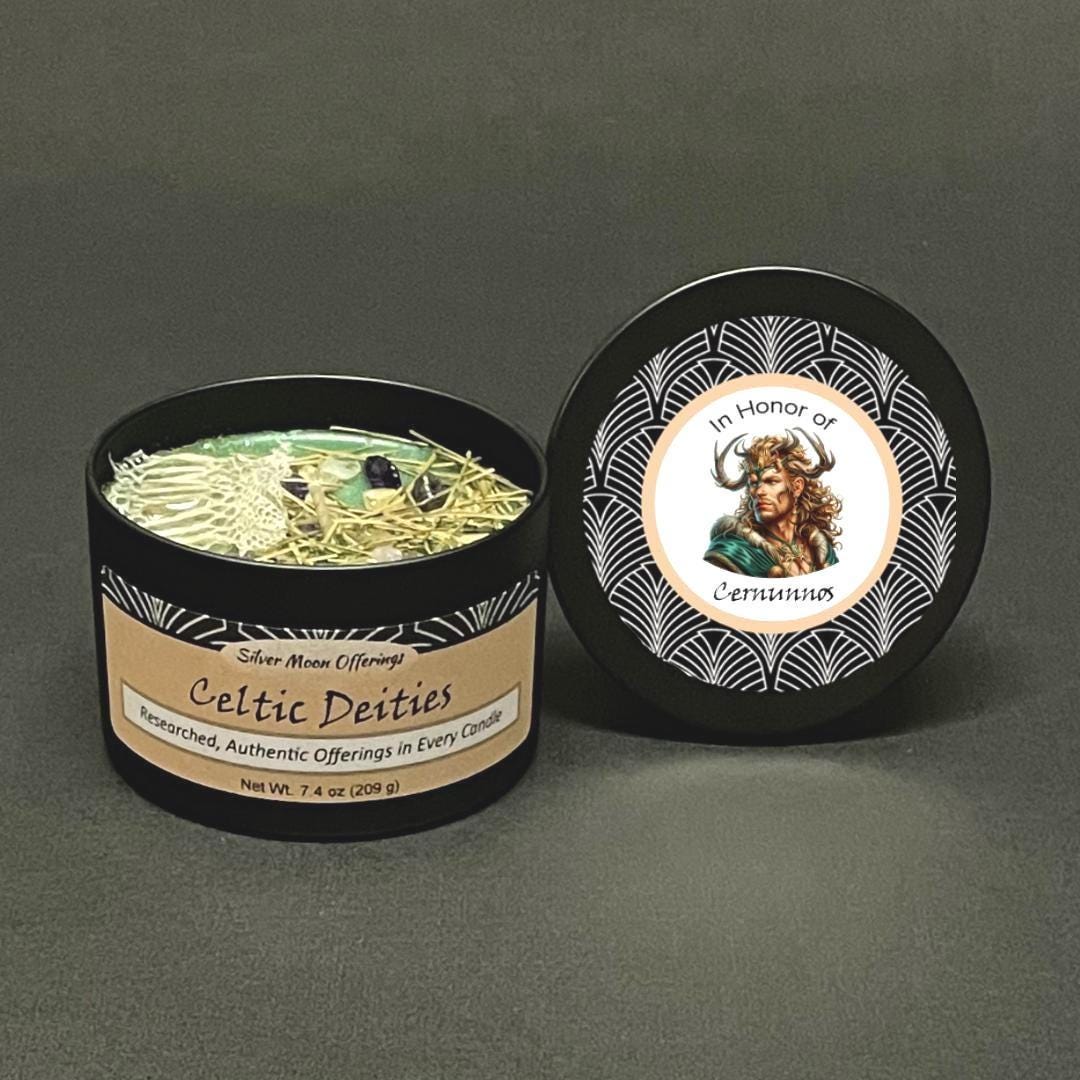 Cernunnos Celtic God Ritual Candle - Pagan Devotional Offering for ...