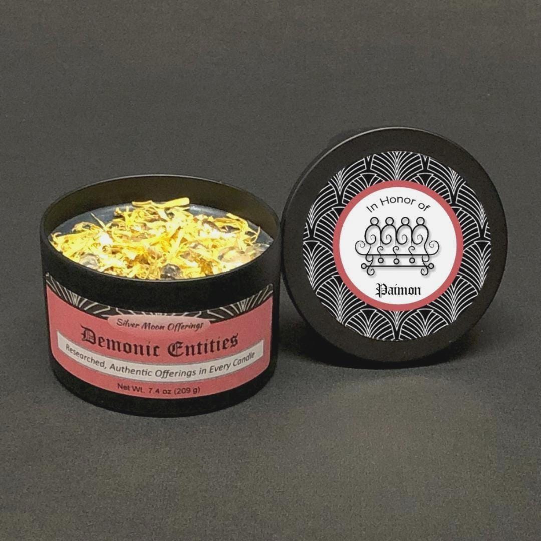 Paimon Demonic Ritual Offering Candle for Goetia Practices, Witchcraft ...