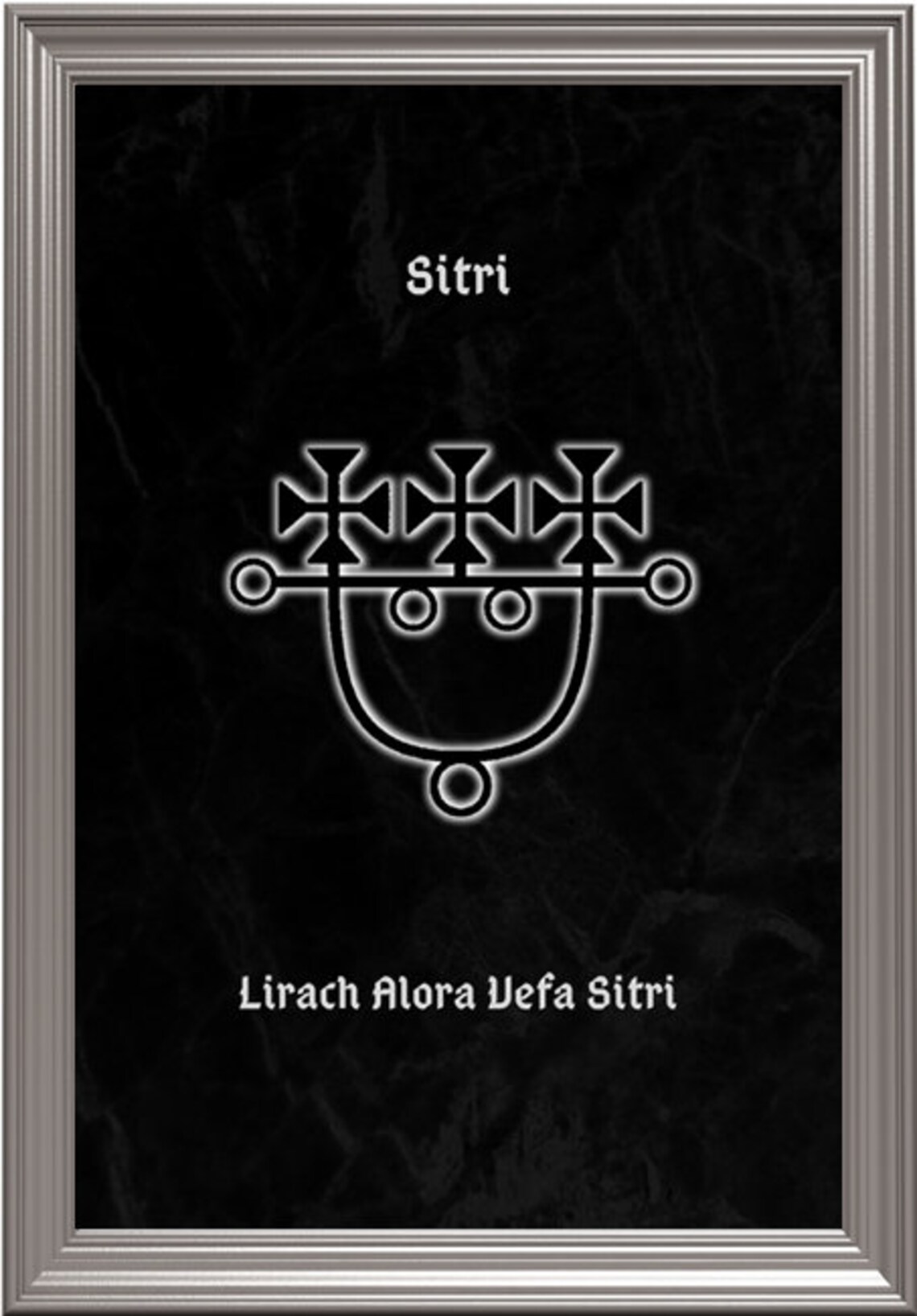 Sitri Sigil digital print Demonic Symbol and Enn | Etsy