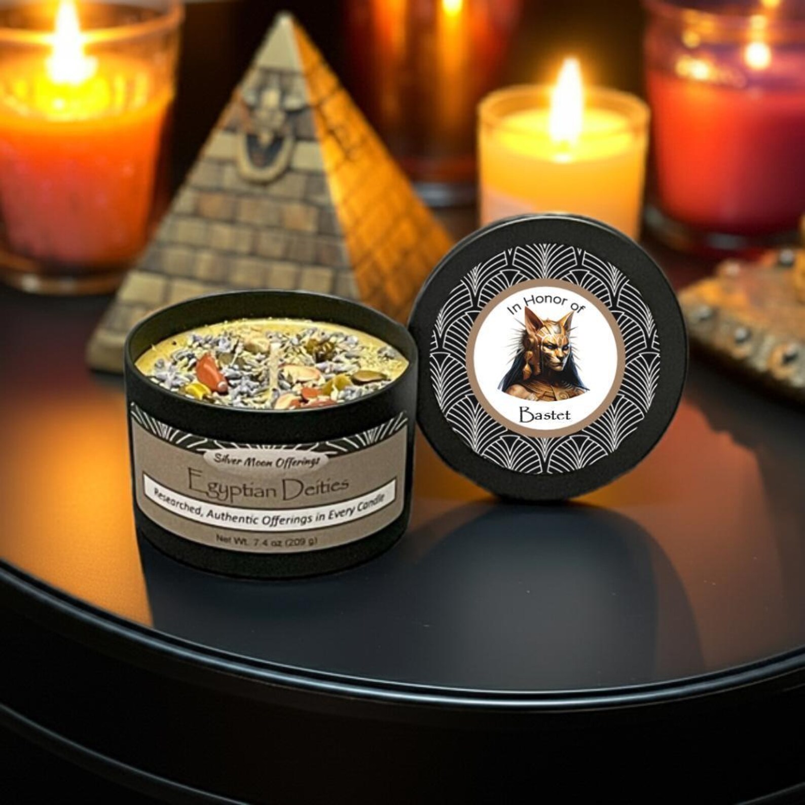 Bastet / Bast Egyptian Goddess Ritual Offering Candle - Etsy