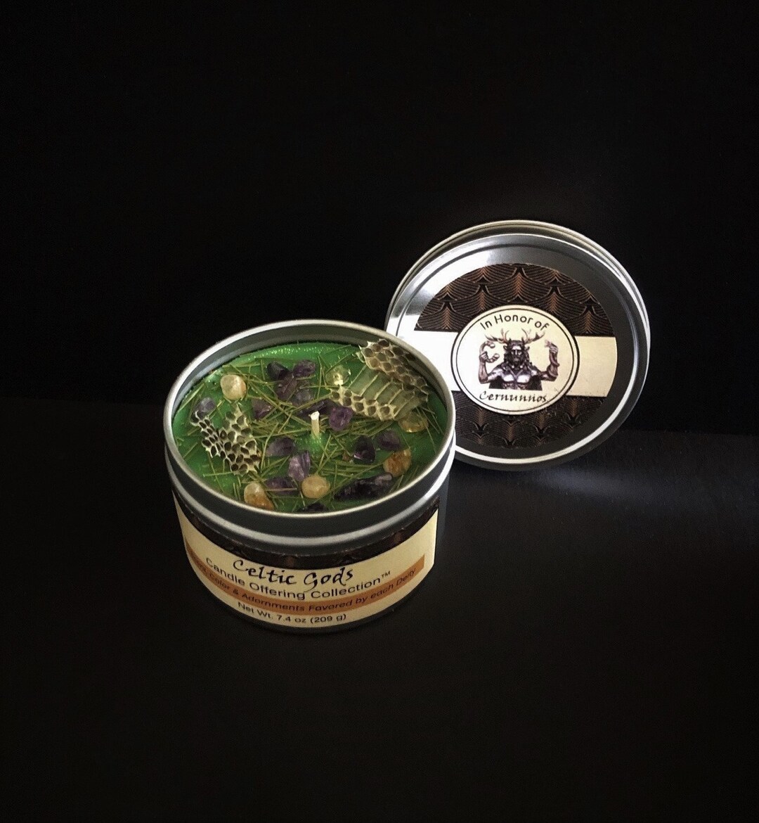 Cernunnos Celtic God Ritual Offering Candle - Etsy