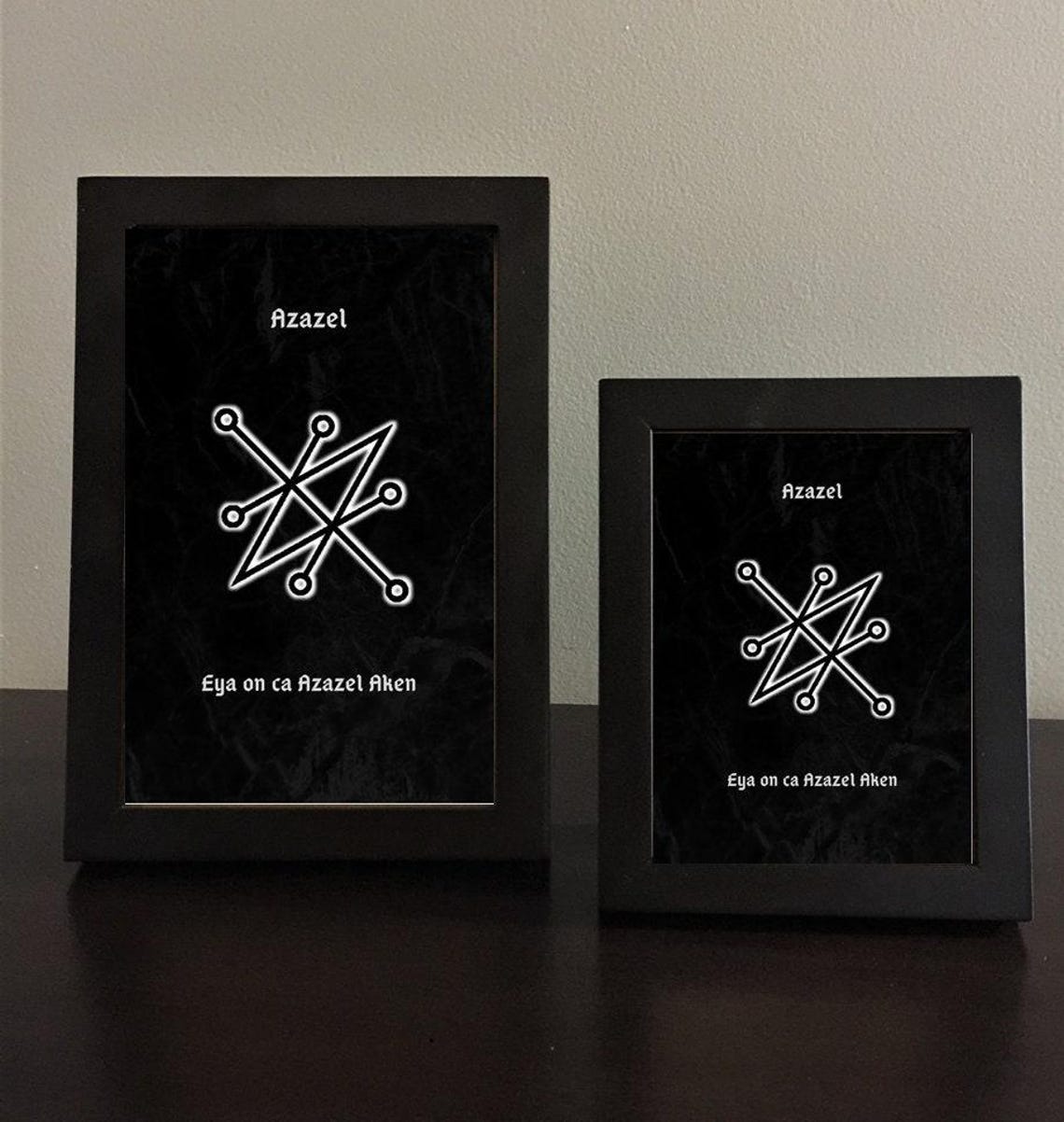 Azazel Sigil Print: Demonic Symbol & Enn (digital Download) - Etsy UK
